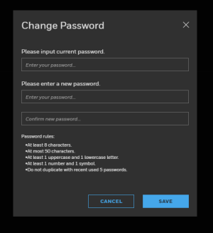 Change Password